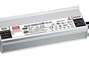 MEAN WELL HLG-320H-48B 320W 6.7A 48V Constant Voltage + Constant Current LED Driver