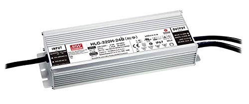 MEAN WELL HLG-320H-48B 320W 6.7A 48V Constant Voltage + Constant Current LED Driver