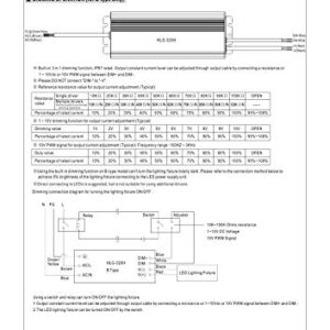 MEAN WELL HLG-320H-48B 320W 6.7A 48V Constant Voltage + Constant Current LED Driver