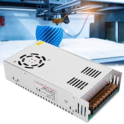 DC24V Output Switch Power Supply Driver Aluminum Alloy Voltage Converter LED Screen Strip Light 3 Dimensional Printer Power Supply Transformer(S‑600‑24（24V/25A/600W）AC110/220V±15%)