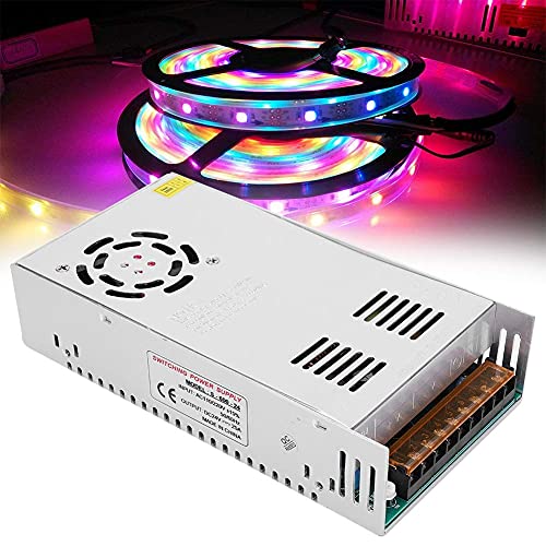 DC24V Output Switch Power Supply Driver Aluminum Alloy Voltage Converter LED Screen Strip Light 3 Dimensional Printer Power Supply Transformer(S‑600‑24（24V/25A/600W）AC110/220V±15%)