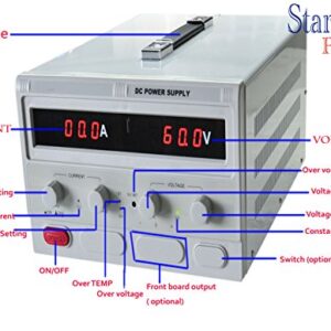 Precision 0-30V,0-50A Adjustable Switch Power Supply Digital Regulated Lab Grade (Input 110V)