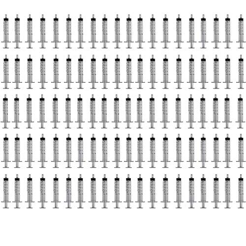 10ml Syringe Sterile with Luer Slip Tip, BH SUPPLIES - (No Needle) Individually Sealed - 100 Syringes