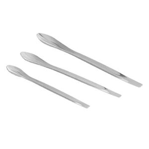 13Pcs Stainless Steel Lab Spatula Micro Scoop Reagent Laboratory Mixing Spatula 22cm Long Sampling Spoon