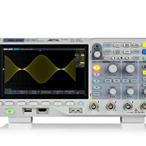 Siglent Technologies SDS1104X-E 100Mhz Digital Oscilloscope 4 channels Standard Decoder, Grey