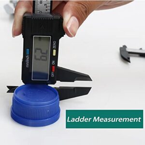 Digital Calipers,Electronic Digital Calipers,YKLSXKC LCD Screen displays 0-6"Caliper Measuring Tool,inch and Millimeter Conversion, Suitable for Jewelry Measurement and 3D Printing