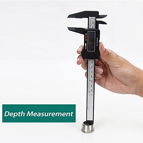 Digital Calipers,Electronic Digital Calipers,YKLSXKC LCD Screen displays 0-6"Caliper Measuring Tool,inch and Millimeter Conversion, Suitable for Jewelry Measurement and 3D Printing