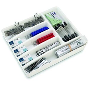 540 PCS DR Instruments DRCLS20 - Classroom Dissection Kit for 20/40 Students, Stainless Steel Instruments & Slotted Tray.