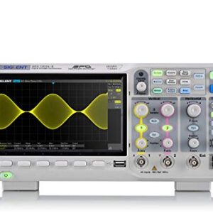 Siglent Technologies SDS1202X-E 200 mhz Digital Oscilloscope 2 Channels, Grey