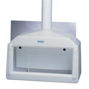 sp bel-art large molded polyethylene fume hood with baffle and acrylic sash; 42 x 20 x 30 in. (h50000-0004)