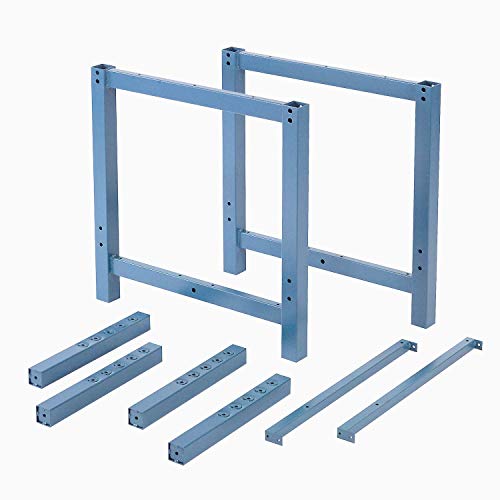 Mobile Lab Workbench, Phenolic Resin Safety Edge, 72"W x 36"D, Blue