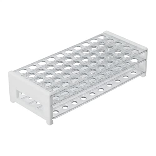 Karter Scientific 208U2 Plastic Test Tube Rack for 15/18 mm Tubes, Holds 50, Detachable (Single)