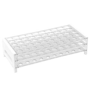 Karter Scientific 208U2 Plastic Test Tube Rack for 15/18 mm Tubes, Holds 50, Detachable (Single)