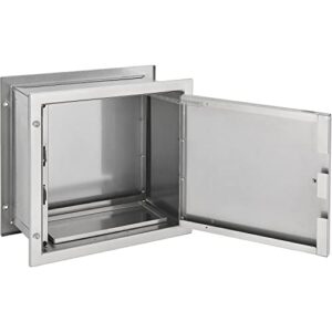 Pass Through Specimen Cabinet, Stainless Steel, 13-1/4"W x 6"D x 12-3/4"H