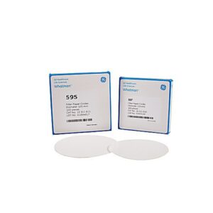 whatman 10311862 quantitative filter paper circles, 4-7 micron, grade 597, 12.7mm diameter (pack of 1000)