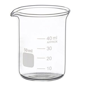 Glass Measuring Low Form Beaker Set 50ml 100ml 250ml Glass Graduated Beaker Set