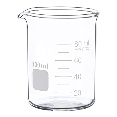 Glass Measuring Low Form Beaker Set 50ml 100ml 250ml Glass Graduated Beaker Set