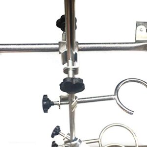 DOMINTY 60CM Laboratory Stands Support and Lab Clamp Flask Clamp Condenser Clamp Stands,Lab & Scientific Supplies Glassware & Labware