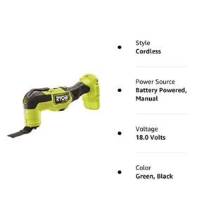 RYOBI PBLMT50B ONE+ HP 18-Volt Brushless Cordless Multi-Tool (Tool Only)