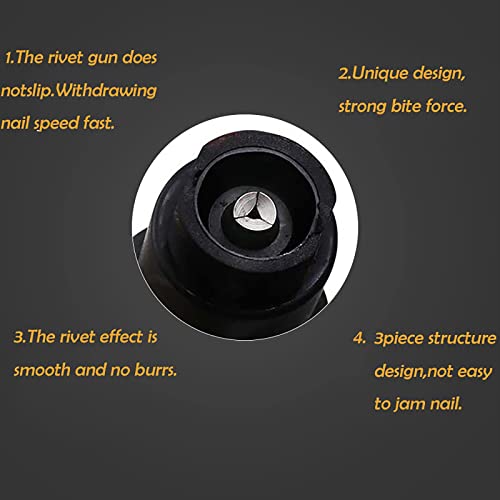 Cordless Rivet Gun Drill Adapter Electric Drill Tool Kit Electric Rivet Nut Riveter Adaptor Insert Nut Hand Power Tool Accessories