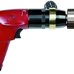 Chicago Pneumatic CP1117P05 - Air Power Drill, Hand Drill, Power Tools & Home Improvement, 1/2 Inch (13 mm), Keyed Chuck, Pistol Handle, 1.01 HP / 750 W, Stall Torque 22.1 ft. lbf / 30 Nm - 500 RPM