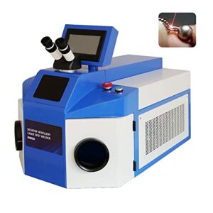 150W Jewelry Spot Welder 40 Joules Laser Jewelry Welder LJW-150W Countertop Gold Silver Laser Welding Machine 220V 1 Phase Desktop Jewelry Repair Tool for Platinum Bracelets 24K Gold