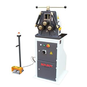 kaka industrial erbm-10hv multi-function electric pipe tube bender tool, steel rebar tube bender machine, round bending tool, reversible pedal switch, 230v460v-60hz-3ph