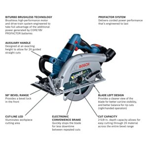 Bosch GKS18V-26LB14 PROFACTOR 18V Strong Arm 7-1/4 In. Blade Left Circular Saw