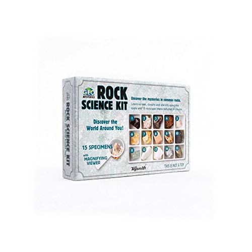 STEM Toy Rock Science Kit Geology Mineral Specimen For Kid Geologists