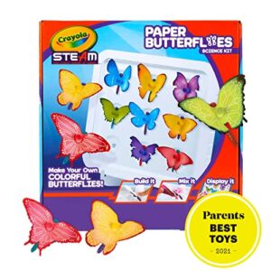 Crayola Paper Butterfly Science Kit, STEAM Toy, Gift for Kids, Ages 7, 8, 9, 10