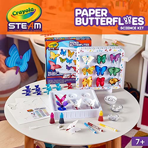 Crayola Paper Butterfly Science Kit, STEAM Toy, Gift for Kids, Ages 7, 8, 9, 10