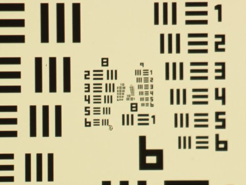 Extreme USAF, Microscope Resolution Target