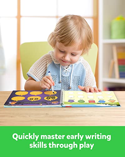 Coogam Pencil Control Tracing Workbook, Learn to Write Alphabet ABC Letters Numbers Handwriting Book Fine Motor Montessori Educational Toy Gift for Preschool Kids