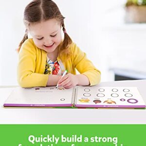 Coogam Learn to Write Workbook, Numbers Letters Practicing Book, ABC Alphabet Sight Words Handwriting Educational Montessori Toy for Home Classroom Kindergarten Preschool Kids