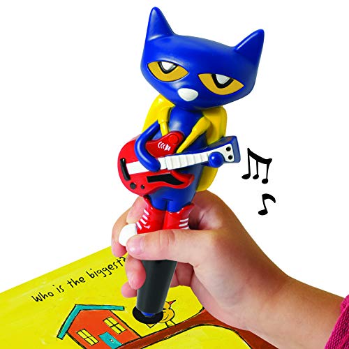 Educational Insights Hot Dots Jr. Pete The Cat - I Love Preschool Set with Interactive Pen, Math & Reading Workbooks, 200+ Multi-Subject Lessons, Ages 3+