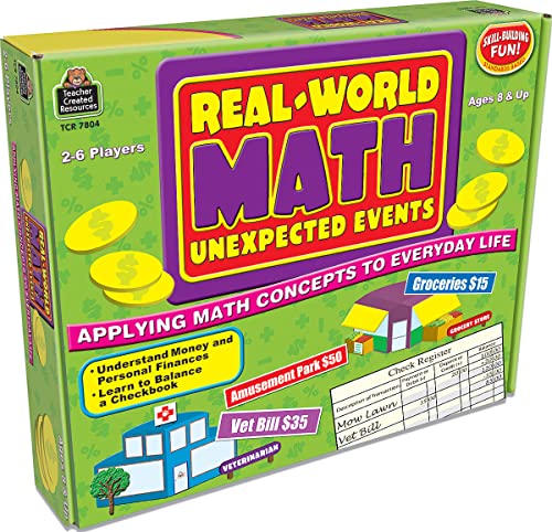 Real-World Math: Unexpected Events, Applying Math Concepts to Everyday Life (Teacher Created Resources 7804)