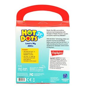 Educational Insights Hot Dots Jr. Learn My ABCs with Highlights: Homeschool Learning Workbooks, 48 Early Learning Lessons, Interactive Pen Included, Ages 3+