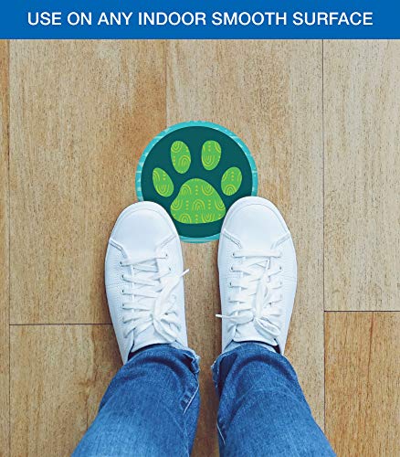 Carson Dellosa Education One World Social Distancing Floor Decals, Self-Adhesive, Pack of 10