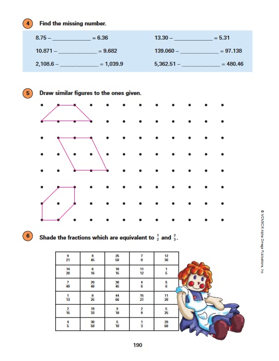 Horizons 6th Grade Math Student Book 1 (Lifepac)