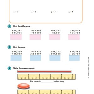 Horizons 6th Grade Math Student Book 1 (Lifepac)