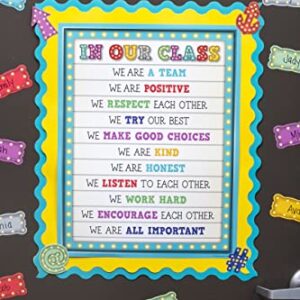 Teacher Created Resources Teal Scalloped Border Trim (5450)