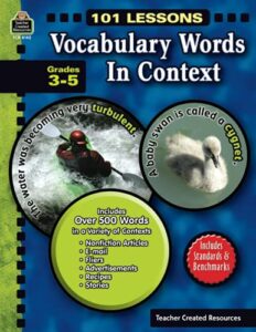 101 lessons: vocabulary words in context: vocabulary words in context