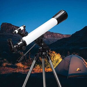 Moutec Telescope for Astronomy Beginners with Sturdy Steel Tripod, 700x70mm AZ Astronomical Refractor Telescope for Adults, Great Astronomy Gift for Kids to Explore Moon and Planets