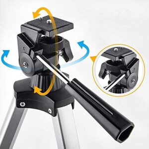 Telescopes for Adults 70mm Aperture 400mm AZ Mount, Astronomical Refractor Portable Telescope for Kids and Beginners with Backpack to Travel and View Moon