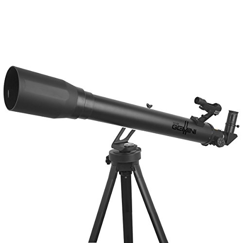 BRESSER ExploreOne Gemini II Matte Black 70mm Slow Motion AZ Mount Telescope 88-20170,70mm -- Gemini Flat Black