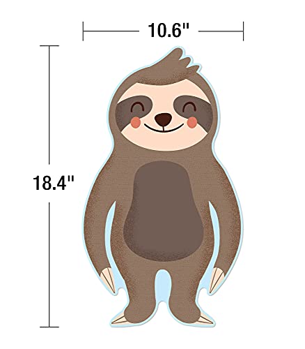 Carson Dellosa 1 World Sloth Weather Bulletin Board Set Seasons & Weather Charts,Seasonal Accents & Articles of Clothing to Dress Sloth for the Weather,Homeschool or Classroom Décor(54 pc)(Pack of 2)