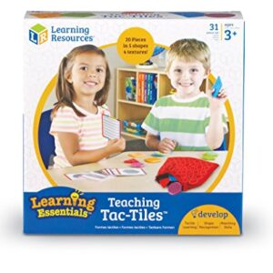 Learning Resources Teaching Tac-Tiles, Hands-on Learning, Ages 3+