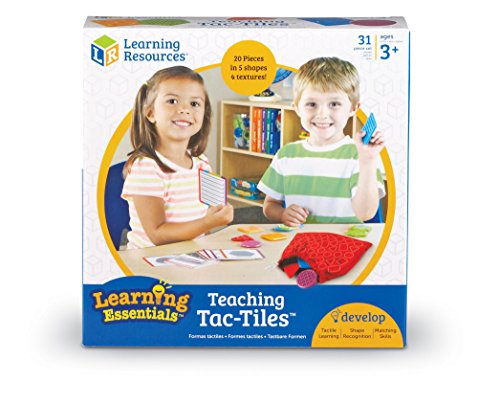 Learning Resources Teaching Tac-Tiles, Hands-on Learning, Ages 3+