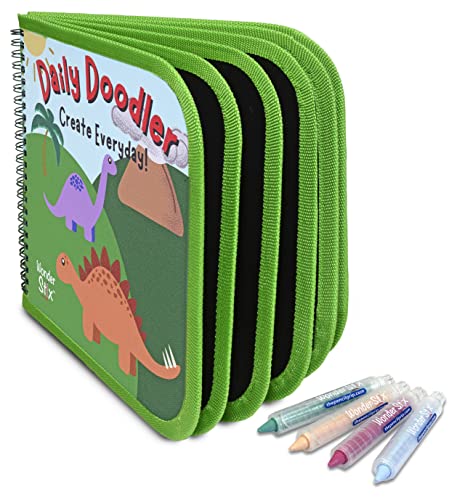 The Pencil Grip Reusable Activity Book Daily Doodler Dino Cover (TPG-841)