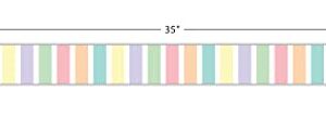 Teacher Created Resources Pastel Pop Stripes Straight Border Trim